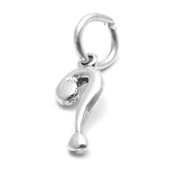 Jewelry | Question Mark Charm Sterling Silver | Poshmark